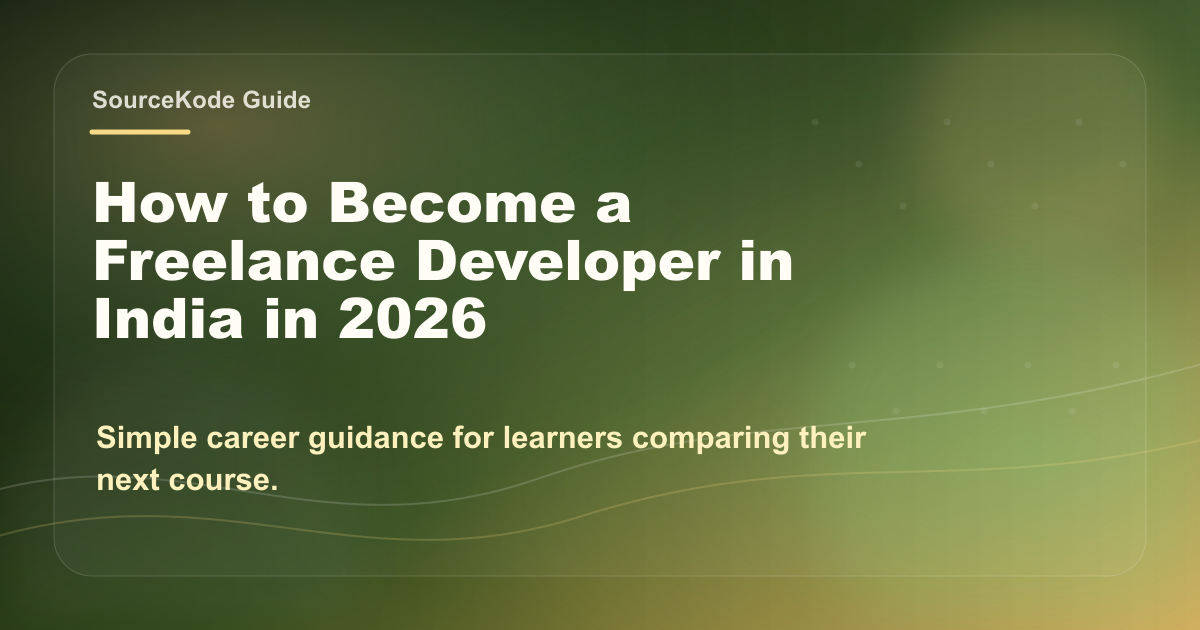 Become a Freelance Developer in India 2026 | SourceKode